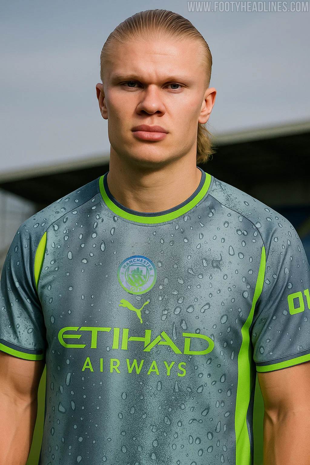 Leaked: Manchester City’s 2025/26 third shirt features rain droplets ...