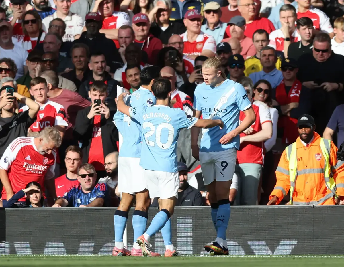 What Erling Haaland repeatedly shouted at Tijjani Reijnders before ...